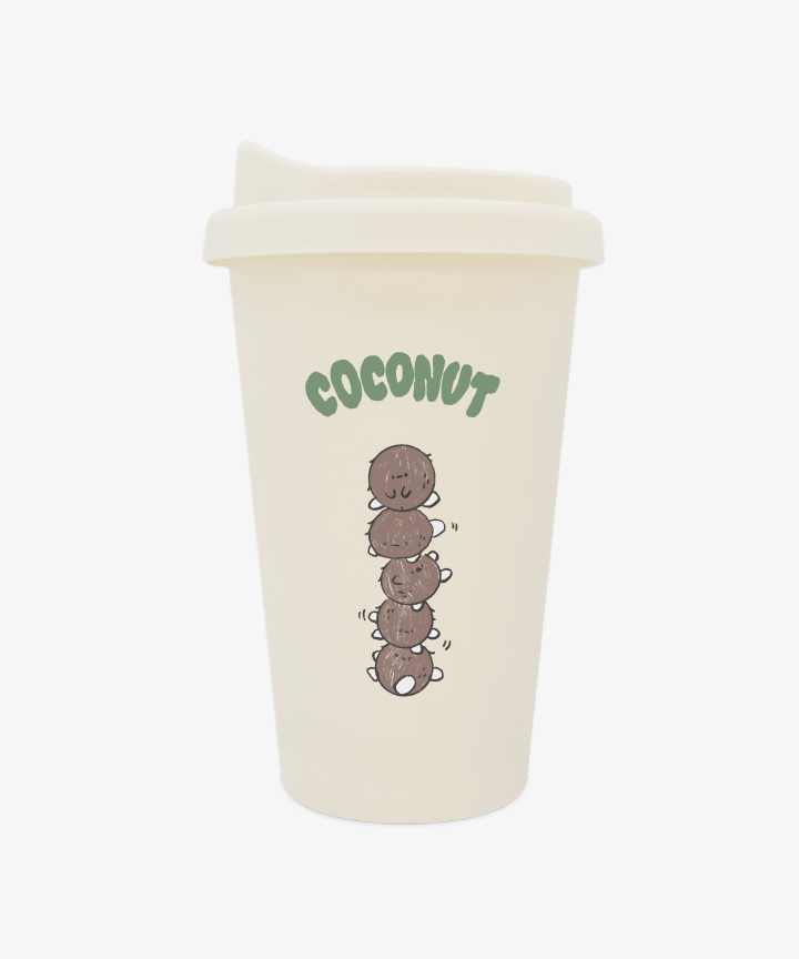 KIM JUN SU | Coconut Reusable Tumbler (Ivory)