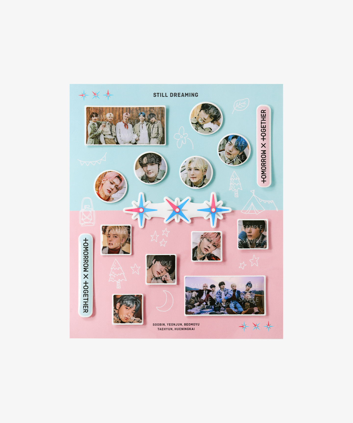 TOMORROW X TOGETHER | [50% BF 2021] PUKU PUKU Sticker Set