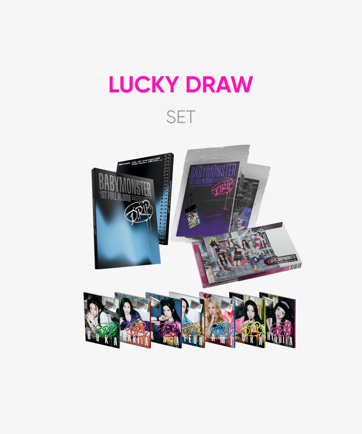 BABYMONSTER | [LUCKY DRAW] 1st FULL ALBUM [DRIP] ZIP LOCK & BINDER Ver ...