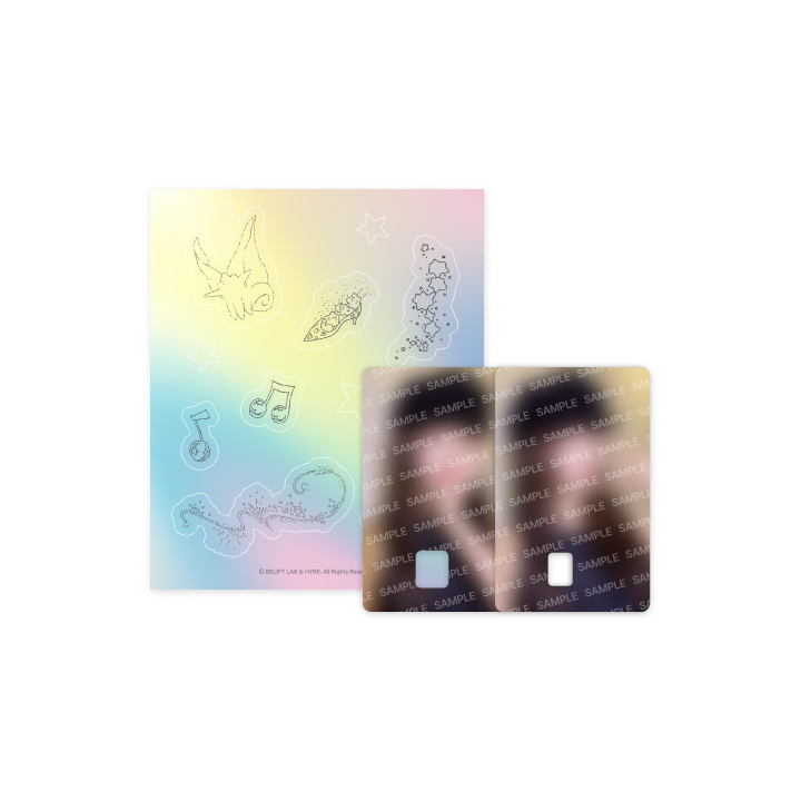 ILLIT | CARD COVER STICKER