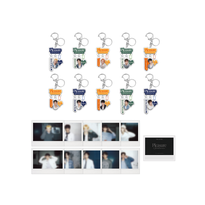 TREASURE | [PLEASURE] TREASURE PHOTO KEYCHAIN HOLDER SET