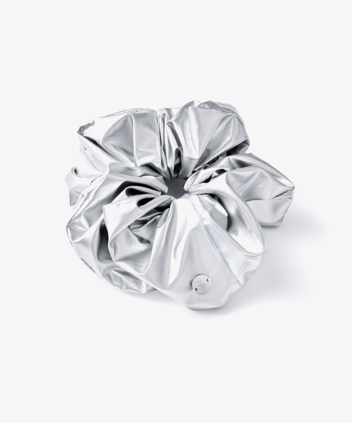 SEVENTEEN | Silver Scrunchie