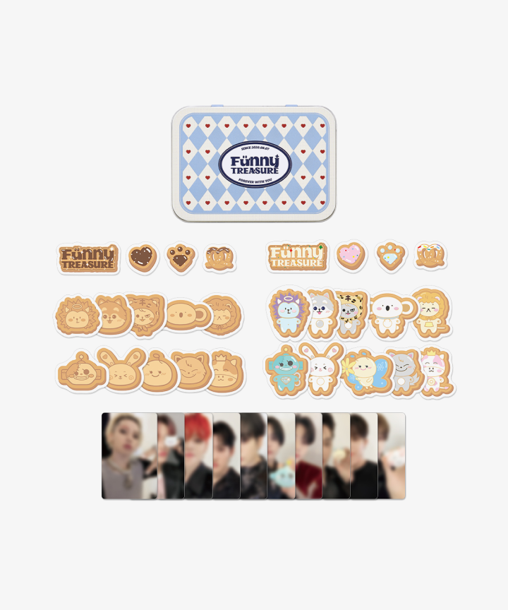 TREASURE | [FUNNYTREASURES2] TREASURE TIN CASE STICKER PACK