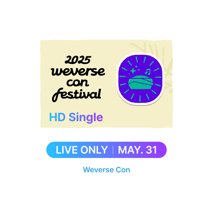 Weverse Con Festival | (5/31 CON ONLINE TICKET) HD Single view - Live Only