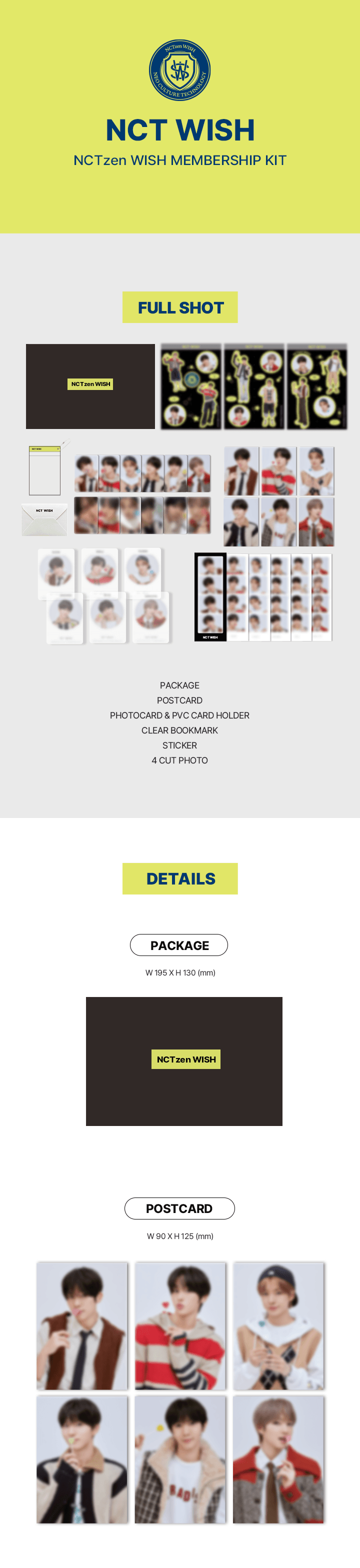 NCT WISH | NCTzen WISH MEMBERSHIP KIT