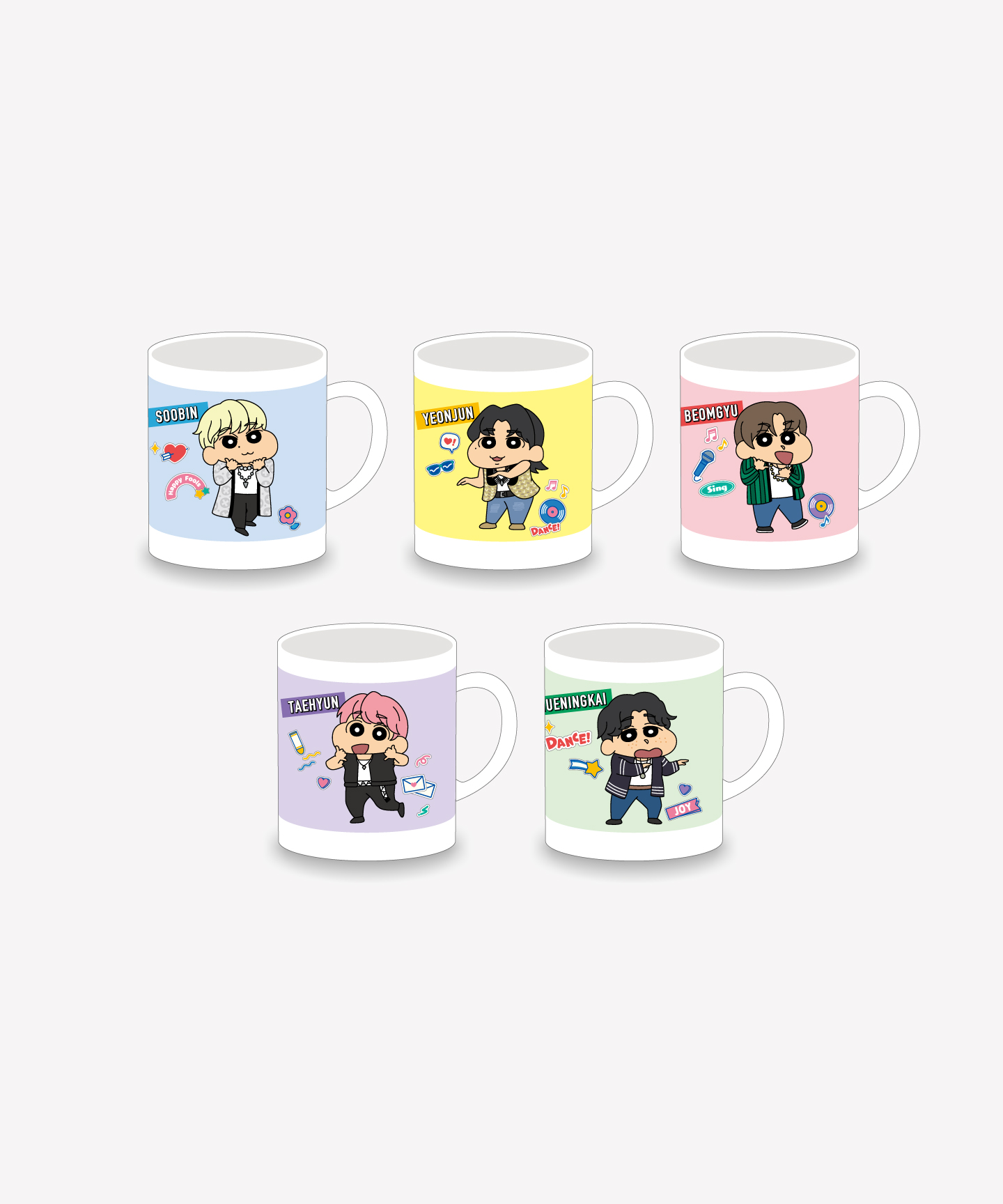 TOMORROW X TOGETHER | [TXT Crayon Shin-chan] マグカップ