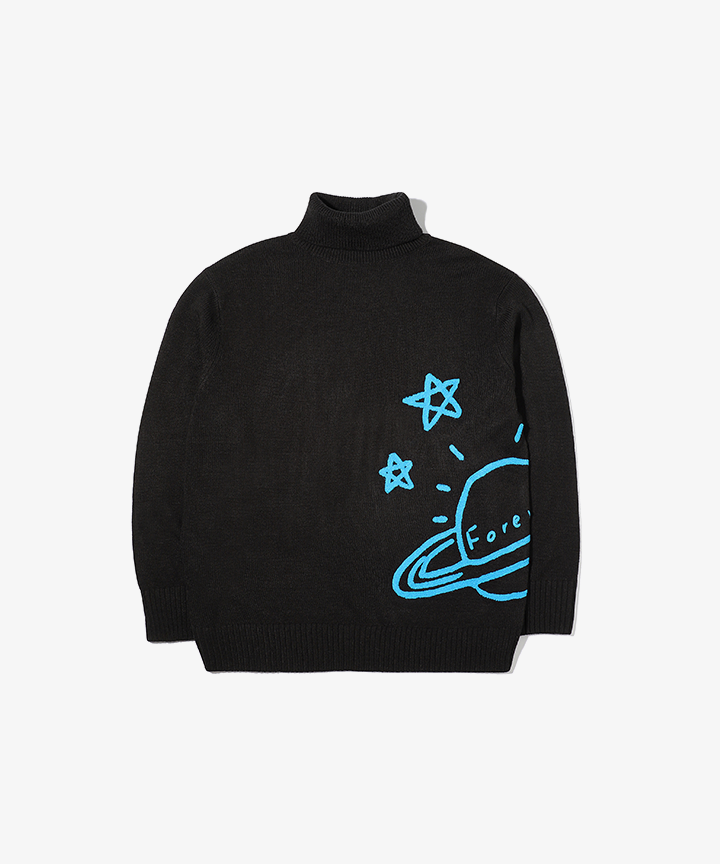 BTS | Dna Turtleneck Sweater (black)