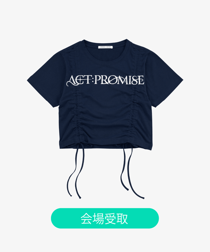 TOMORROW X TOGETHER | [ACT : PROMISE JAPAN] CROP S/S T-SHIRT (SHIRRING)