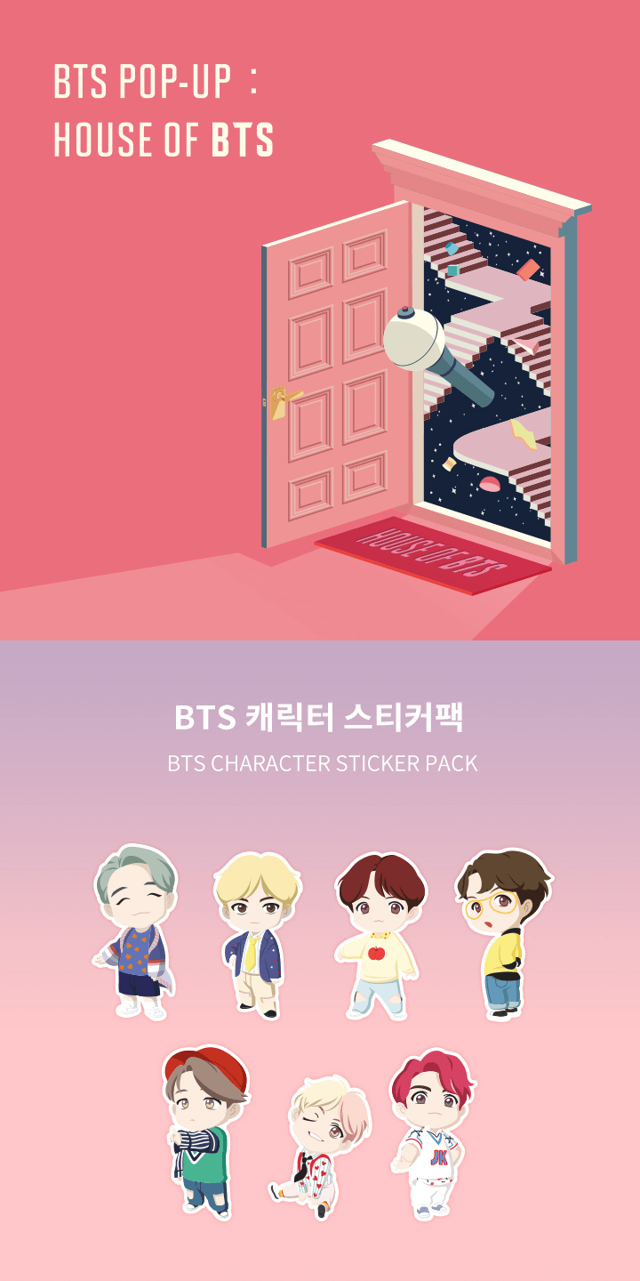 BTS | BTS Character Sticker Pack