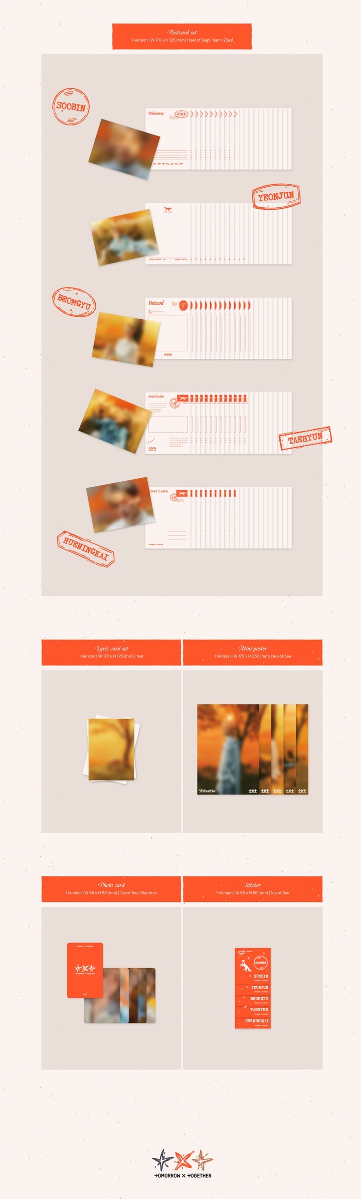 TOMORROW X TOGETHER | minisode 3: TOMORROW (Light Ver.) Set