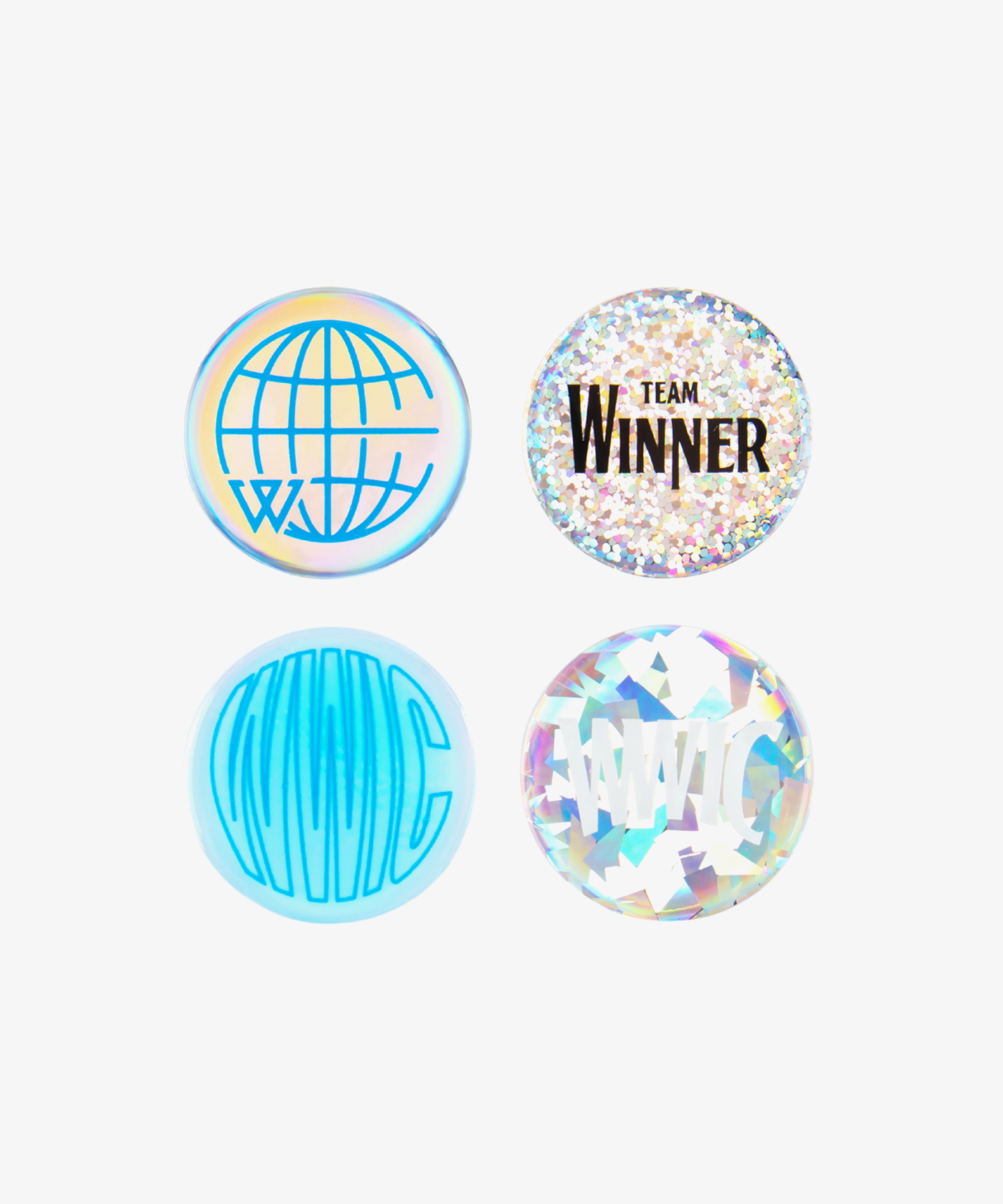 WINNER | [WWIC19] HOLOGRAM STICKER SET