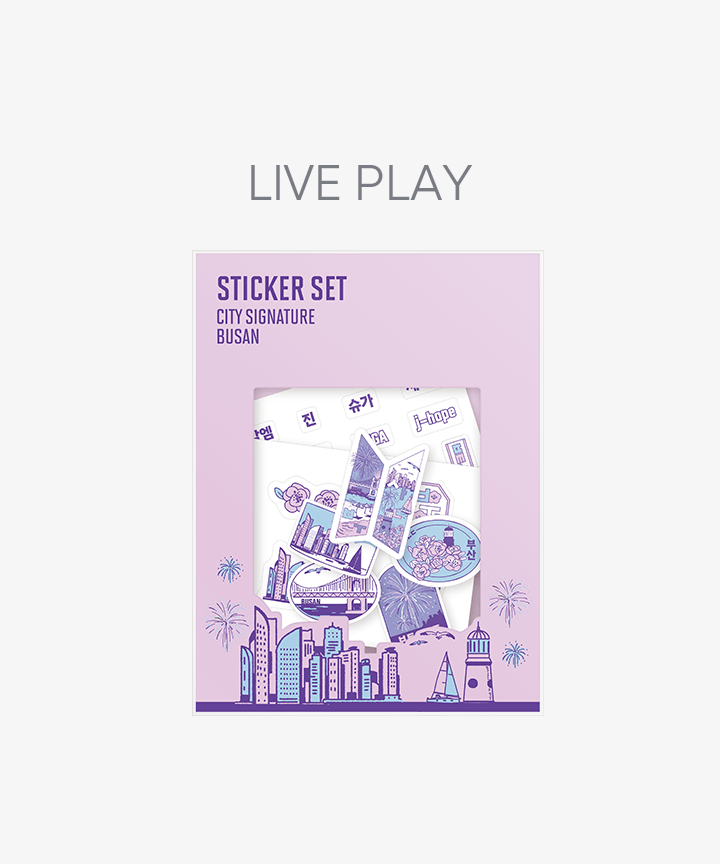 BTS | [LIVE PLAY] City Sticker Set Busan