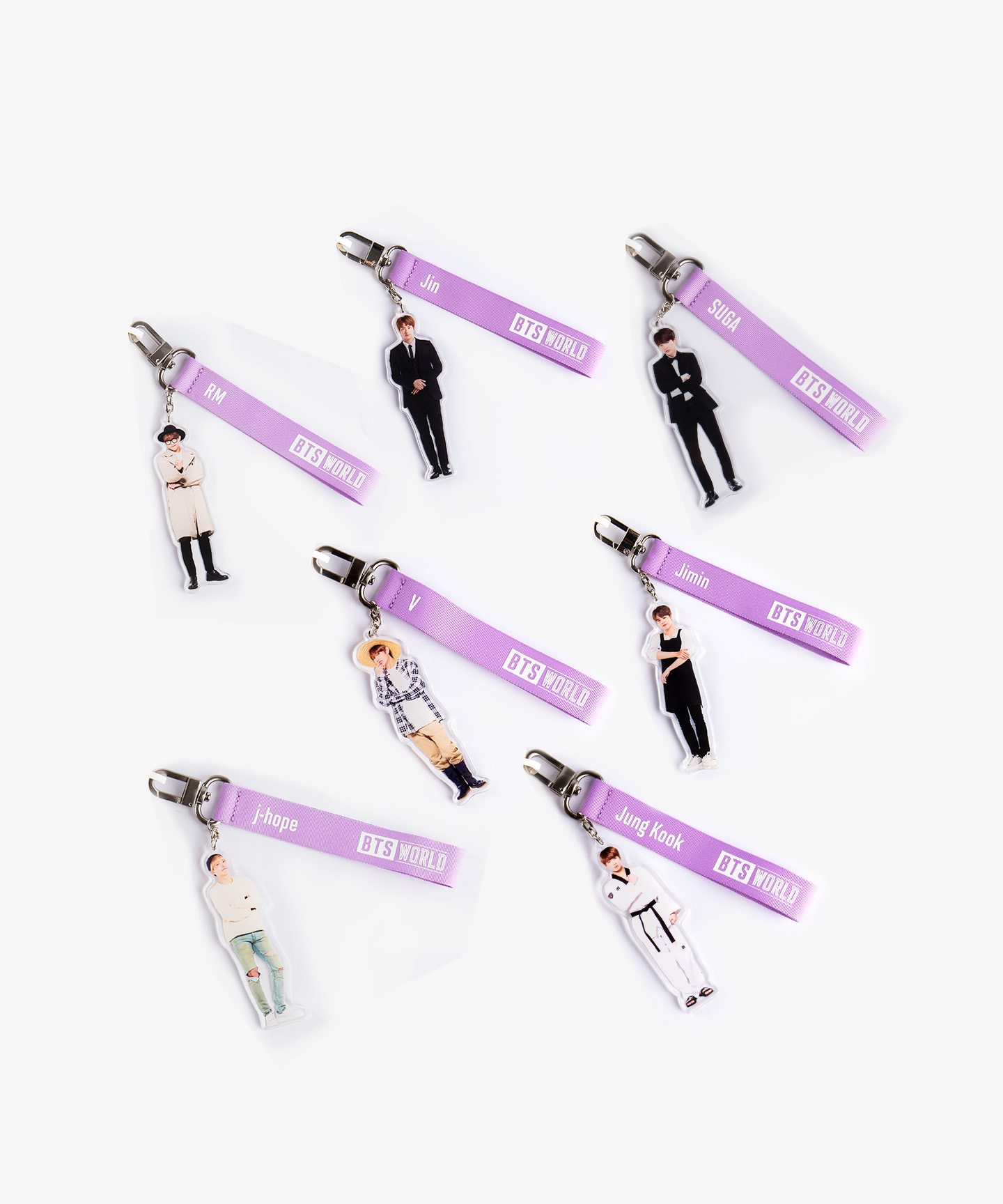 BTS | BTS WORLD Strap Keyring