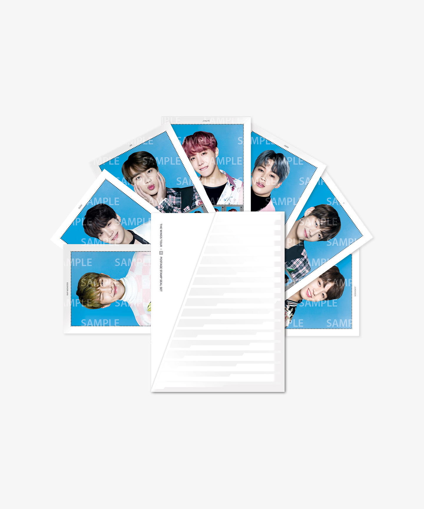 BTS | Postage Stamp Seal Set
