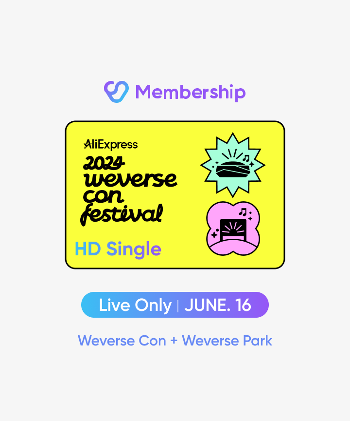 Weverse Con Festival | (6/16 1 DAY ONLINE PASS) HD Single view - Live Only