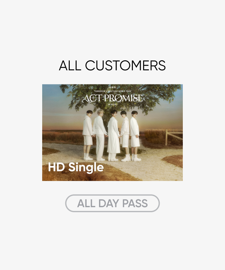 TOMORROW X TOGETHER | IN SEOUL HD Single-view ALL DAY PASS