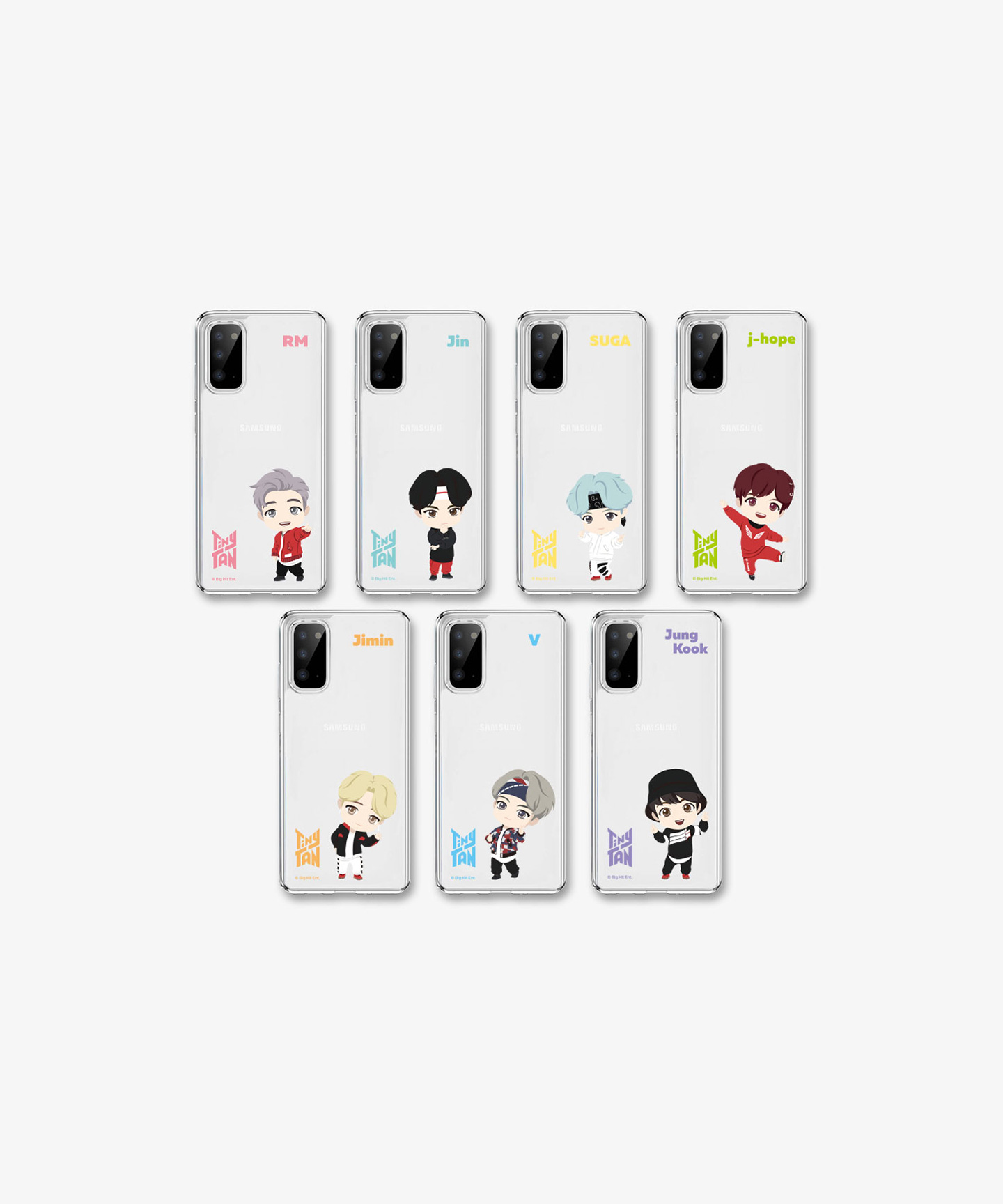 BTS | Mic Drop Clear TPU Case_Galaxy 20+
