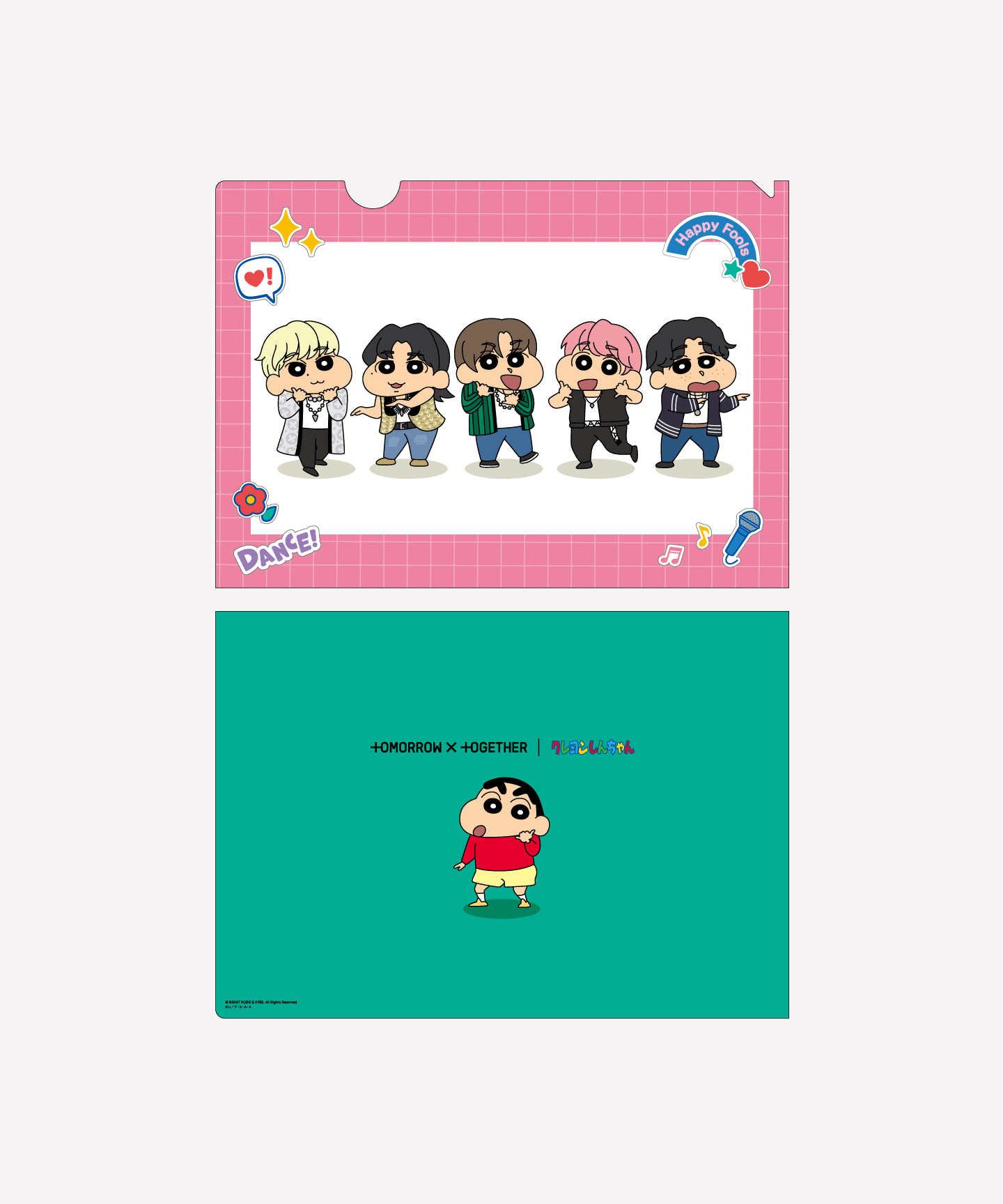 TOMORROW X TOGETHER | [TXT Crayon Shin-chan] クリアファイル