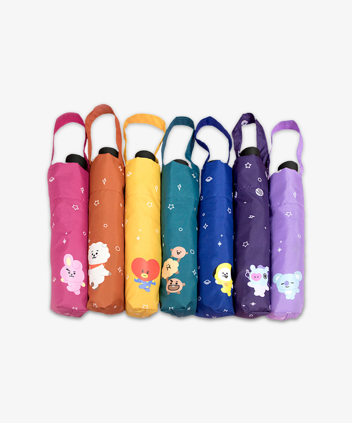 BTS | BT21 Universe Ultralight Folding Umbrella