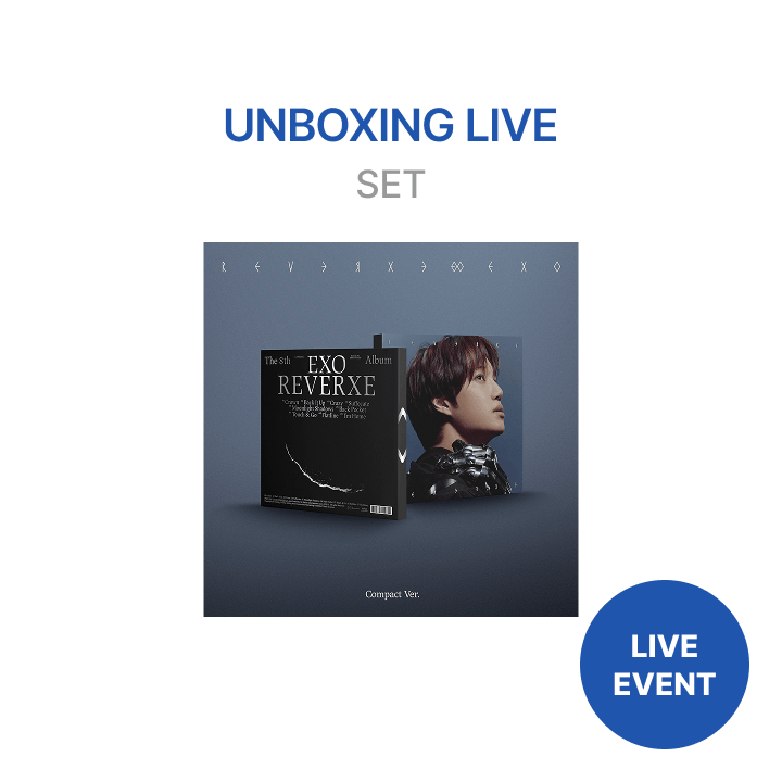 EXO | [UNBOXING LIVE] The 8th Album [REVERXE] (Compact Ver.) (Set)