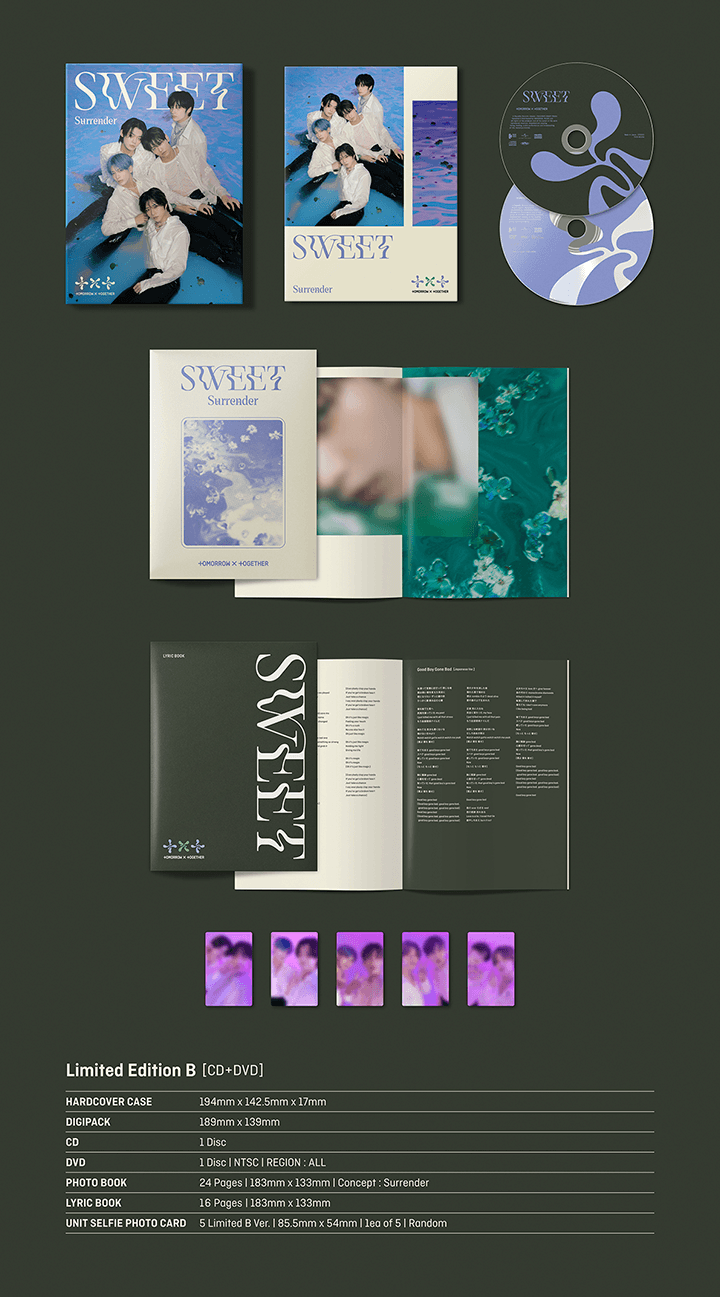 Tomorrow X Together Jp 2nd Album Sweet 3 Set