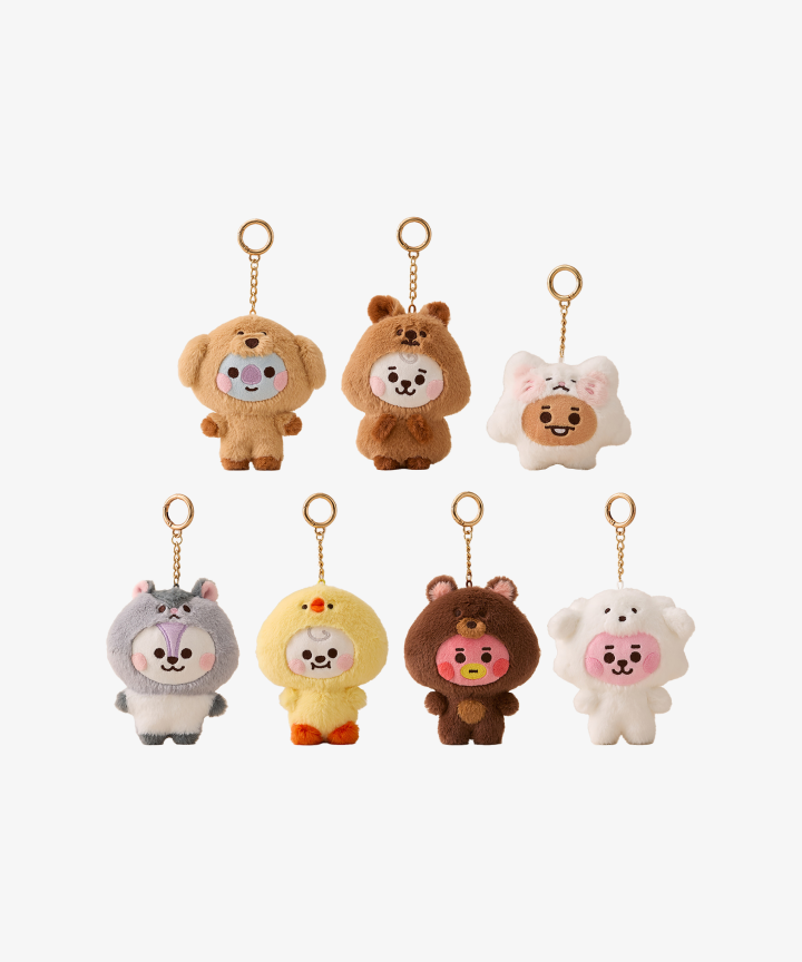BTS | BABY PLUSH KEYRING FLUFFY