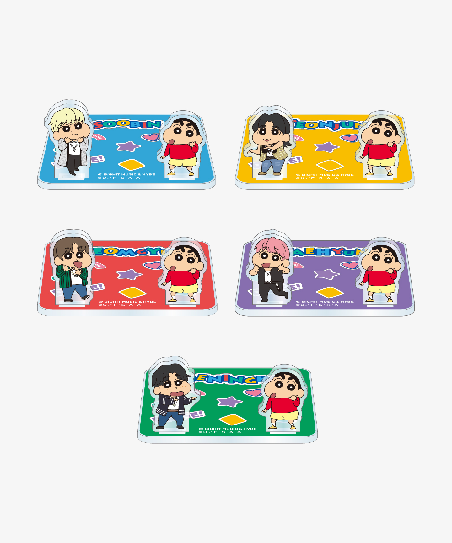 TOMORROW X TOGETHER | [TXT Shin-chan CAFE] アクリルスタンドコースター