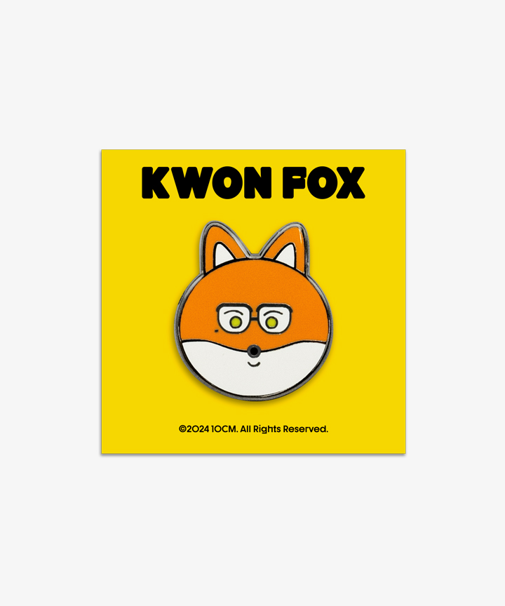 10CM | Kwon Fox Badge