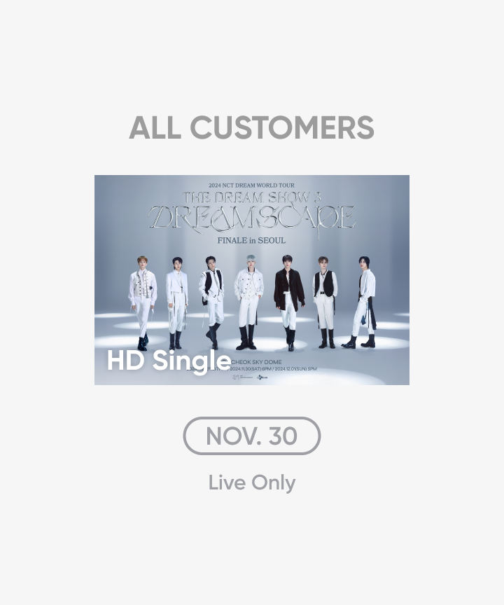 NCT DREAM | NCT DREAM FINALE (Live Only) (11/30)