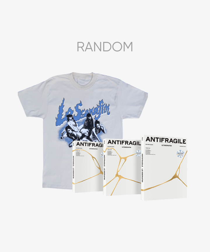 LE SSERAFIM | ANTIFRAGILE Weverse US Exclusive Album (Random) + S/S T ...