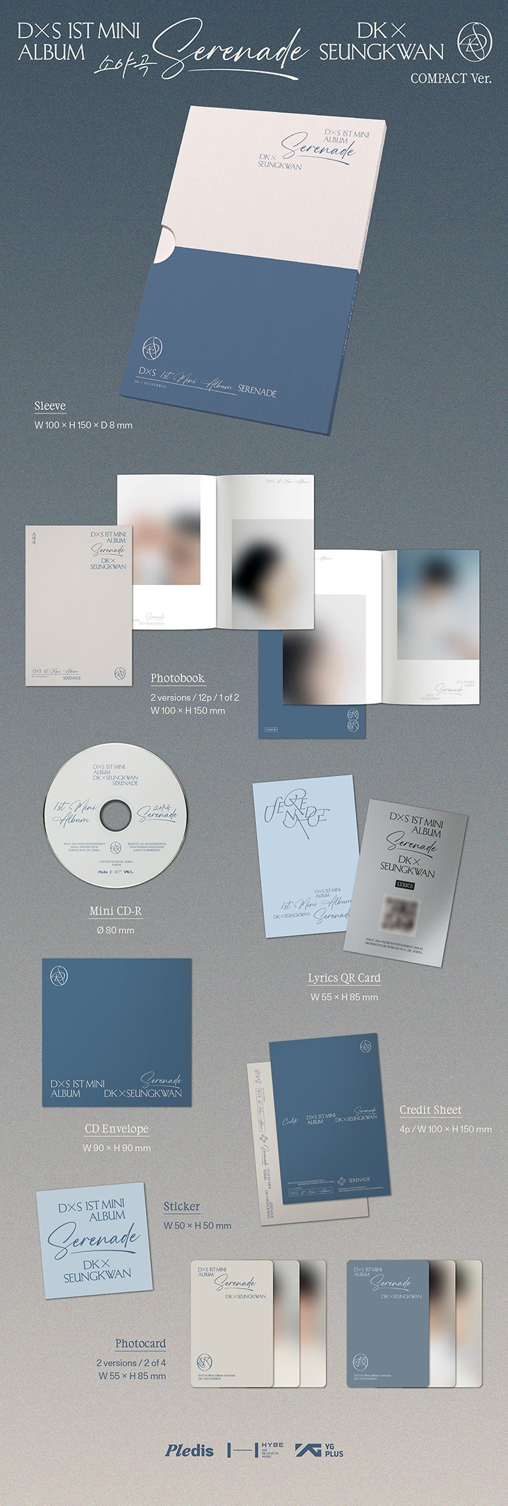 SEVENTEEN | DxS 1st Mini Album ‘Serenade’ (COMPACT Ver.)