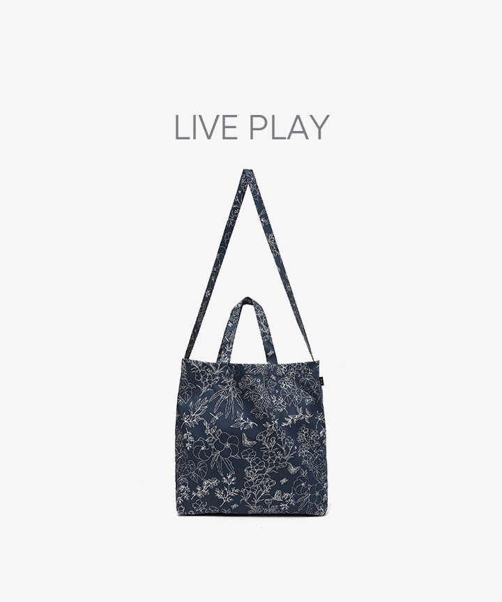 BTS | [LIVE PLAY] 2 Way Bag (navy)