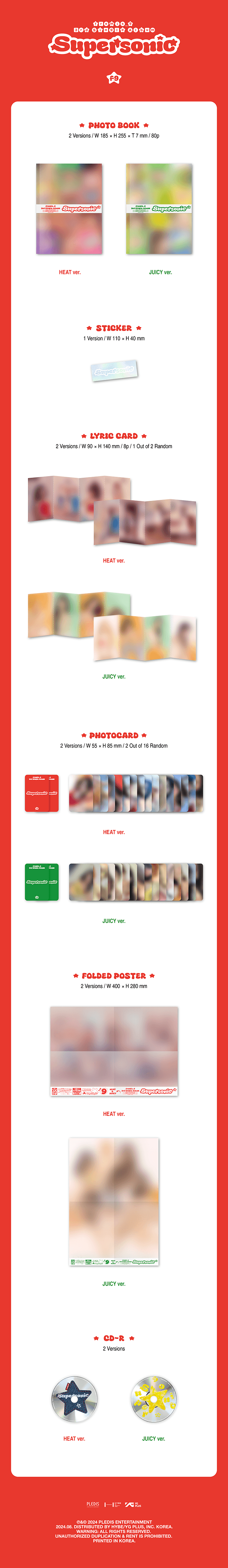 fromis_9 | [OFFLINE FANSIGN] 3rd Single Album 'Supersonic' (Set)