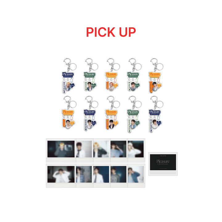 TREASURE | [PLEASURE] TREASURE PHOTO KEYCHAIN HOLDER SET