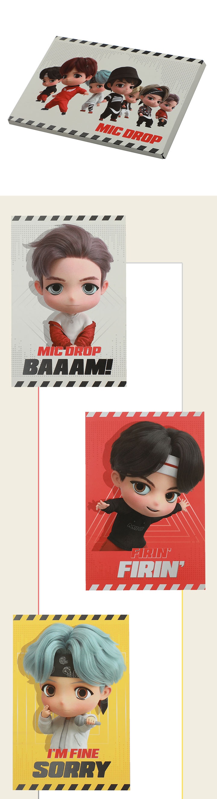 BTS | TinyTAN Postcard set