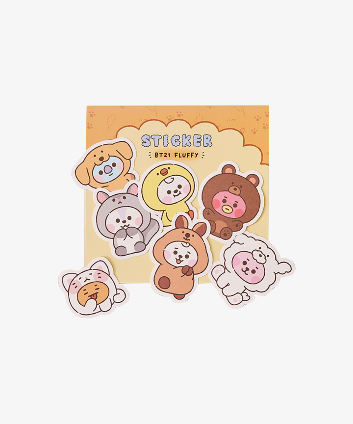 BTS | BABY STICKERS SET FLUFFY (7PCS)
