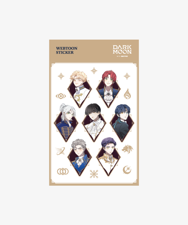 DARK MOON | WEBTOON STICKER (BEIGE)