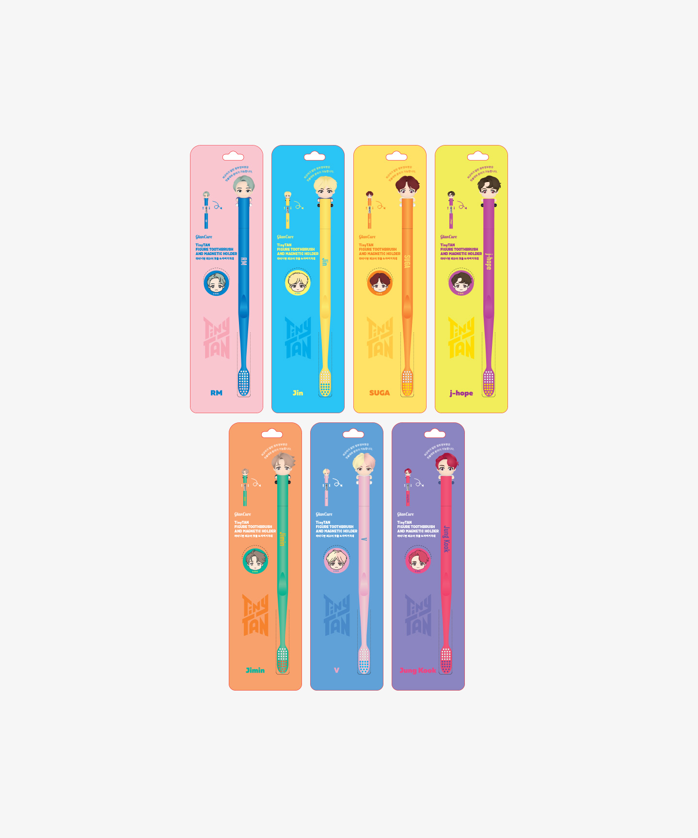 BTS | Figure Toothbrush Set_1P