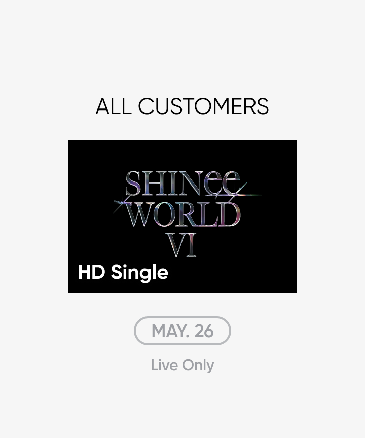 SHINee | PERFECT ILLUMINATION : SHINee'S BACK HD Single-view (Live Only) (5/26)