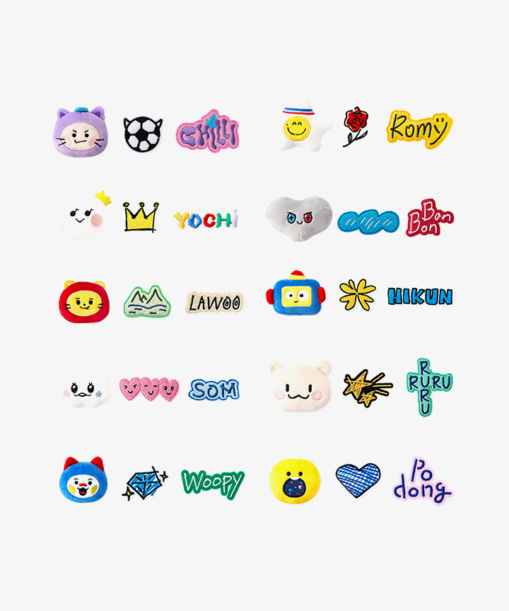 TREASURE | PLUSH PIN SET