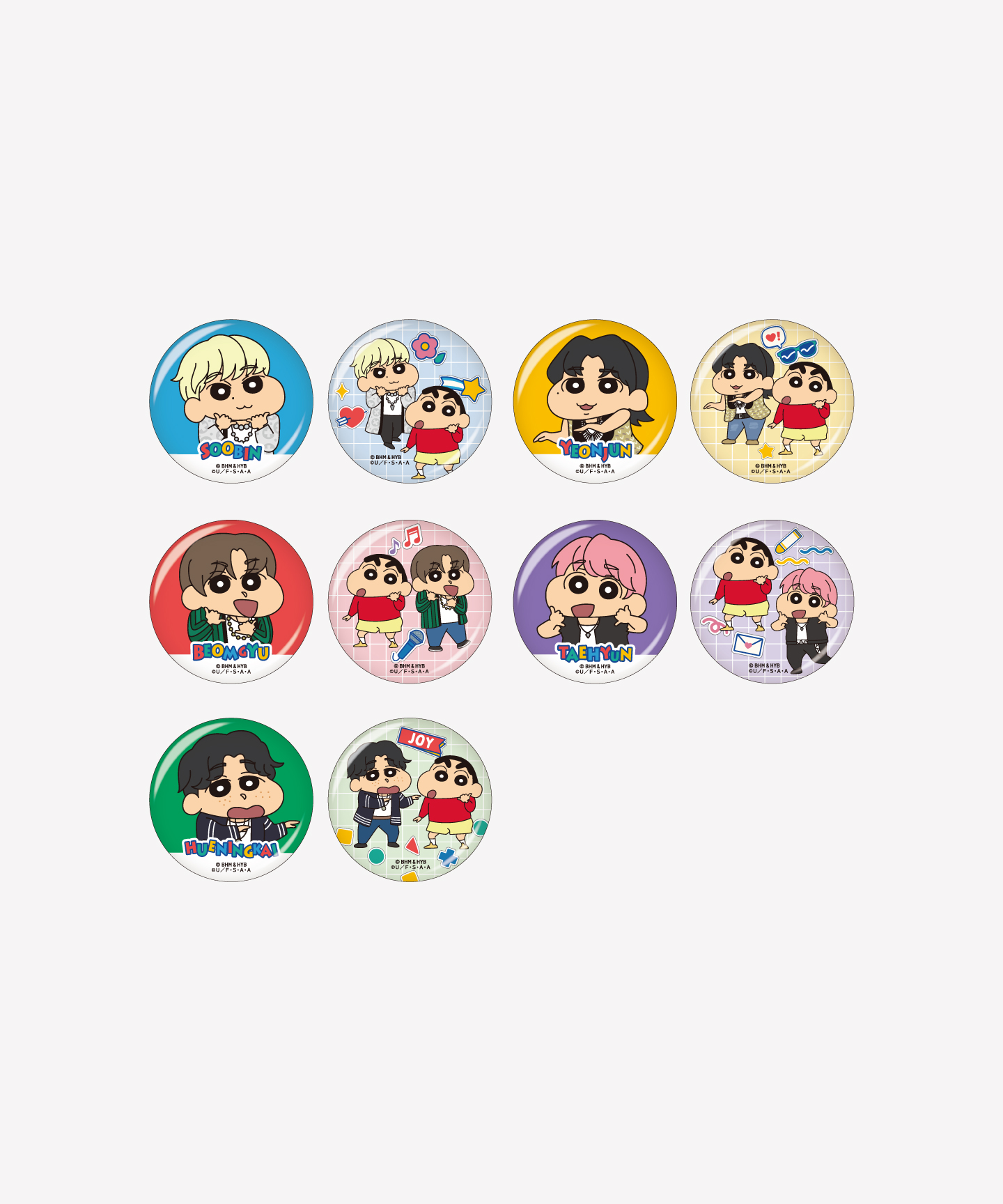 TOMORROW X TOGETHER | [TXT Crayon Shin-chan] 缶バッジ