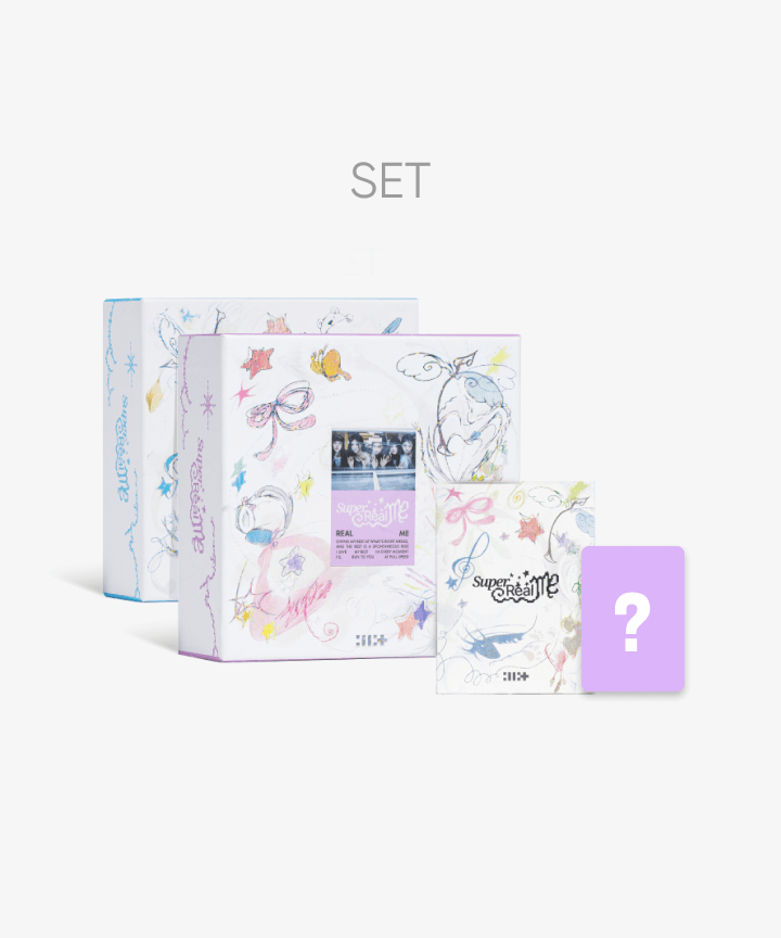 ILLIT | [YouTube Gift] 1st Mini Album 'SUPER REAL ME' (Set) + 'SUPER ...