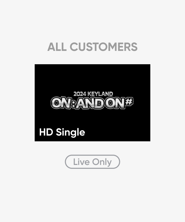 SHINee | 2024 KEYLAND ON : AND ON HD Single-view Live Only