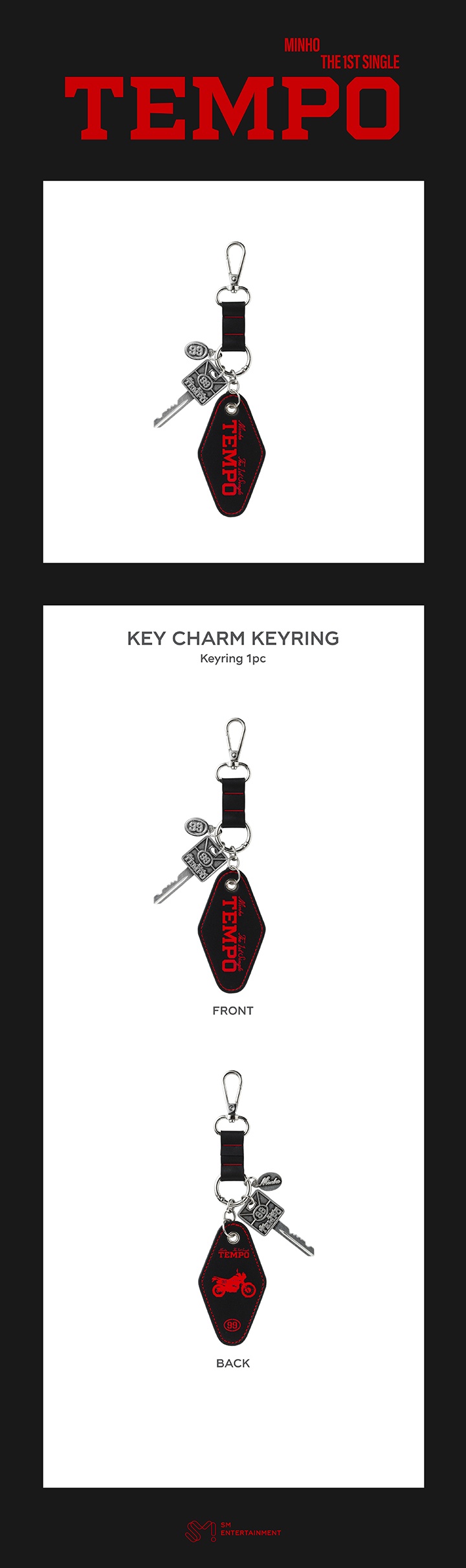 SHINee | KEY CHARM KEYRING