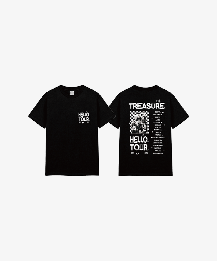 TREASURE | [HELLOTOUR] TREASURE TOUR T-SHIRTS_BLACK