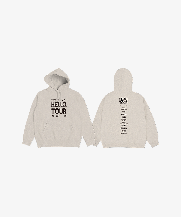 TREASURE | [HELLOTOUR] TREASURE TOUR HOODIE_OATMEAL