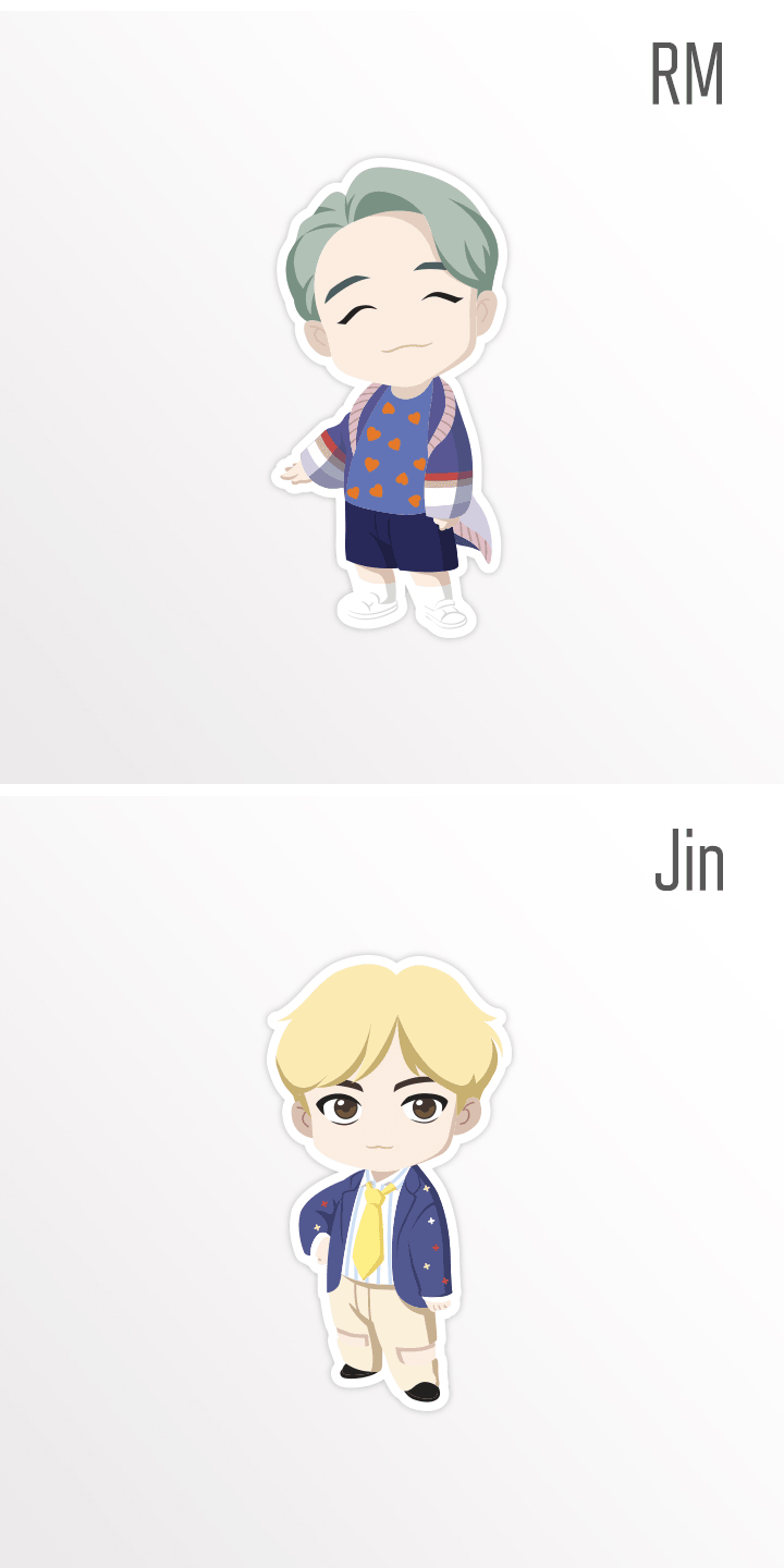 BTS | BTS Character Sticker Pack
