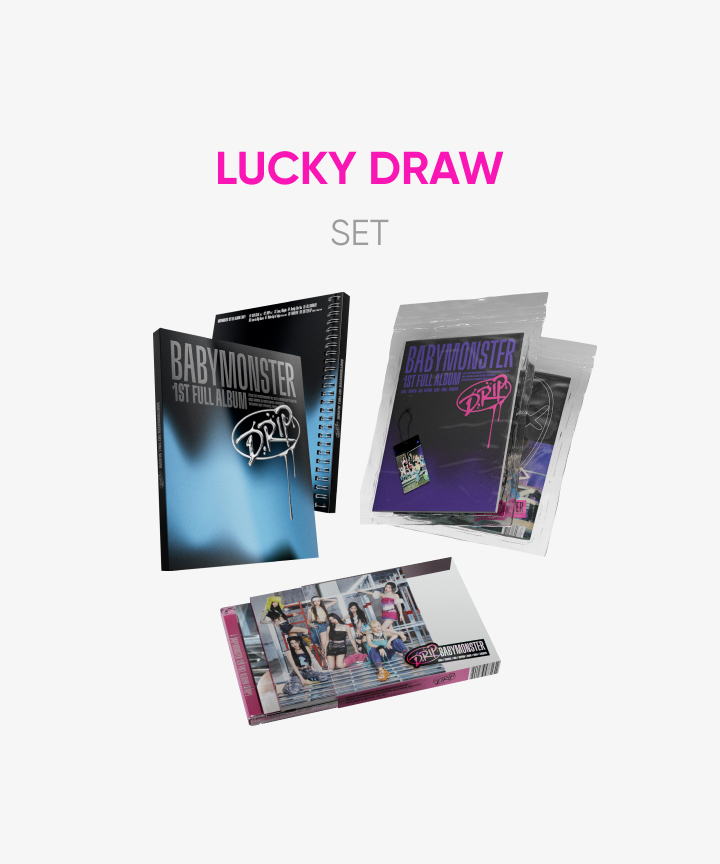 BABYMONSTER | [LUCKY DRAW]1st FULL ALBUM [DRIP] ZIP LOCK & BINDER Ver ...