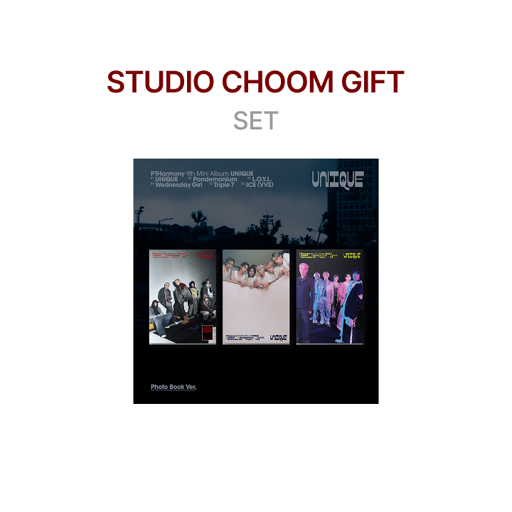 P1Harmony | [STUDIO CHOOM GIFT] 9th Mini Album [UNIQUE] (Photo Book Ver ...