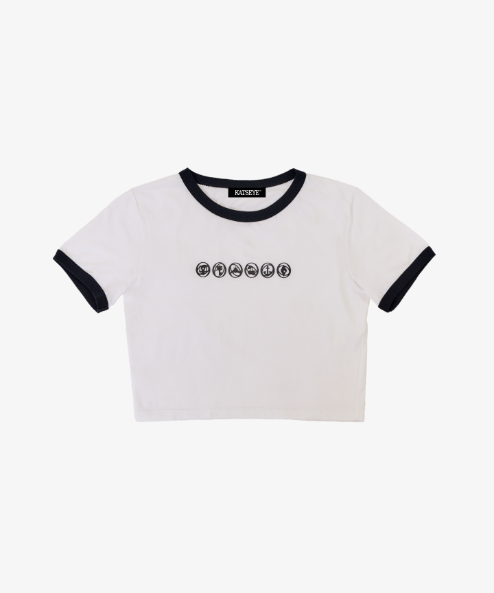 KATSEYE | S/S Cropped Ringer T Shirt